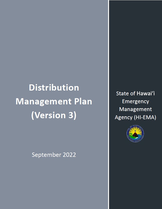 Hawai‘i Emergency Management Agency | 2022 Distribution Management Plan