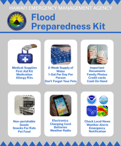 Hawai‘i Emergency Management Agency | Flood Preparedness Kit