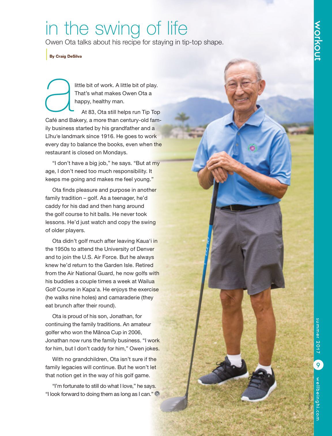 Retiree Update: Owen Ota – Retiree News