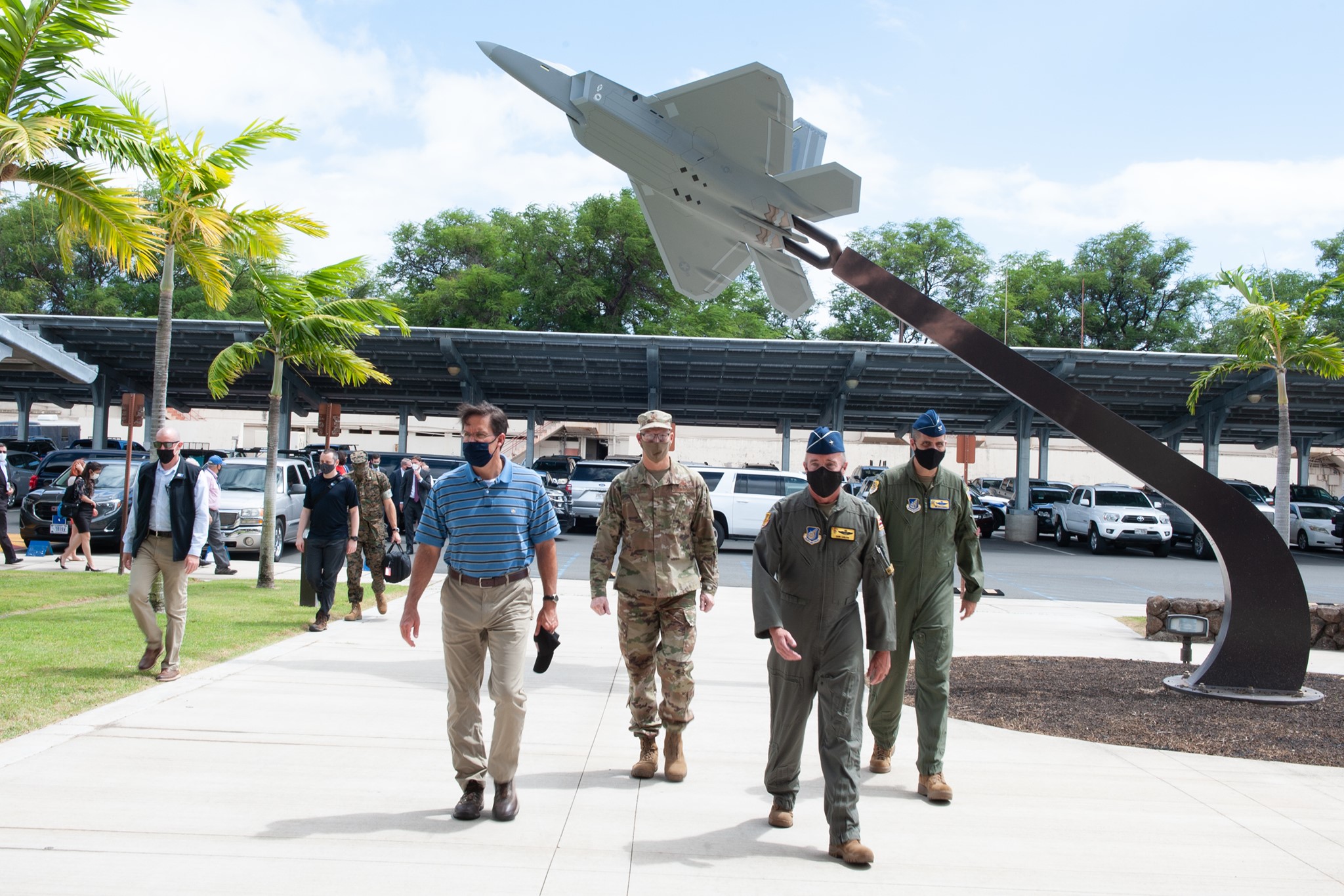Secretary of Defense visits 154th Wing – Retiree News