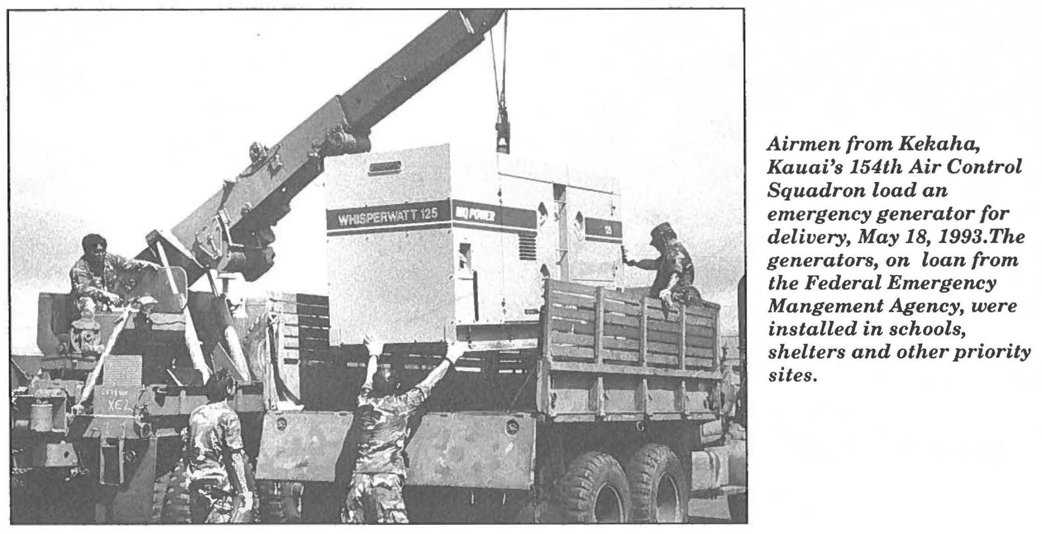 Department of Defense | 1992 Hurricane Iniki Response